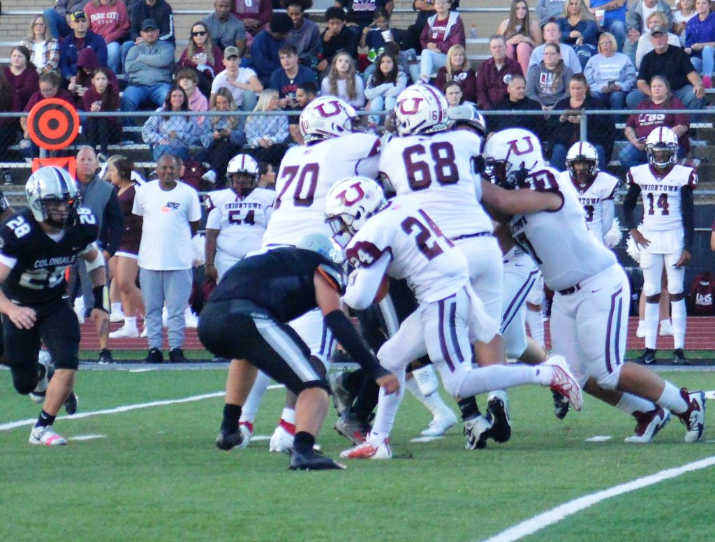 Packing a punch: Potkul paves way for Colonials’ 36-0 win over ...